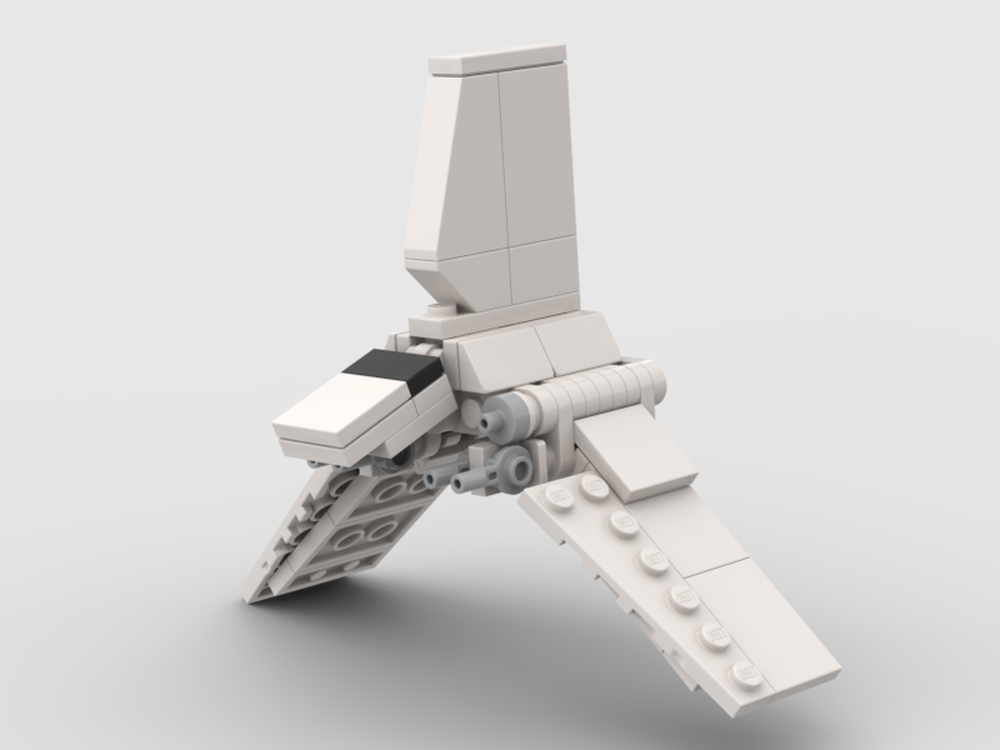 LEGO MOC mini lambda shuttle by Lego_things_and_stuff | Rebrickable - Build with LEGO
