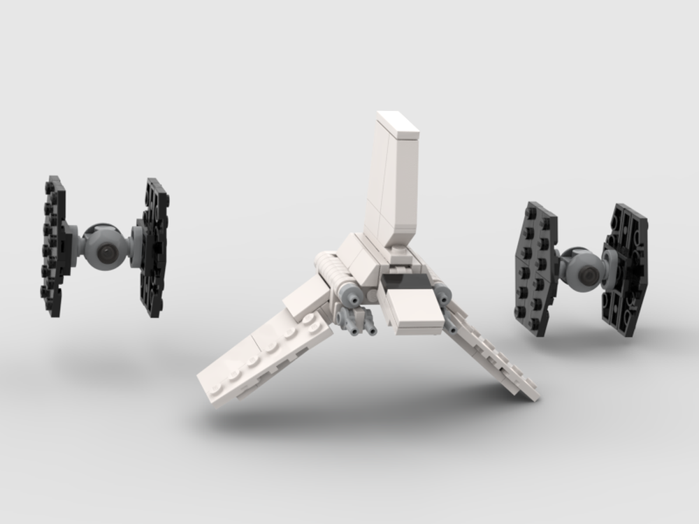 Lego Moc Mini Lambda Shuttle By Legothingsandstuff Rebrickable