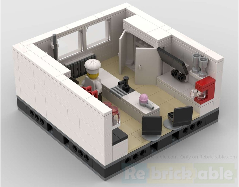 LEGO MOC Open kitchen by fcarrasco | Rebrickable - Build with LEGO