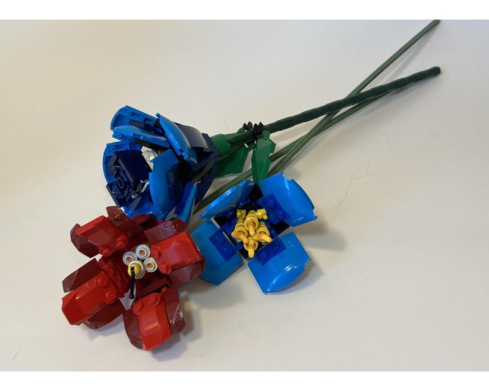 LEGO MOC Red Poppy by BAM Mocs | Rebrickable - Build with LEGO