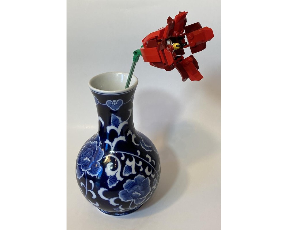 LEGO MOC Red Poppy by BAM Mocs | Rebrickable - Build with LEGO