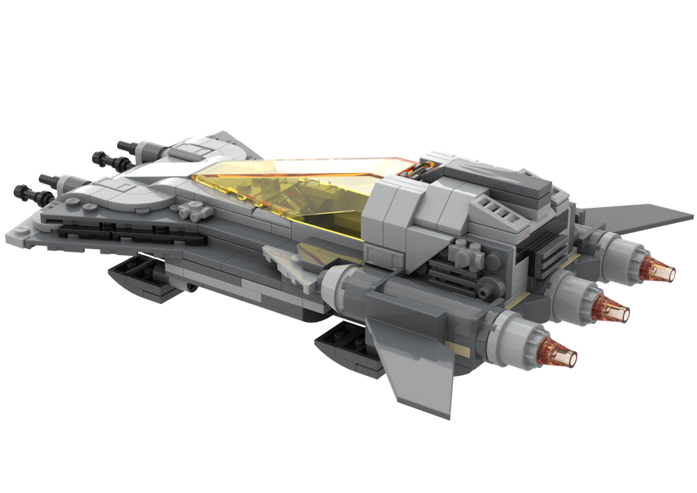 Lego Moc Pirate Snub Fighter With Gear By Georget93 Rebrickable