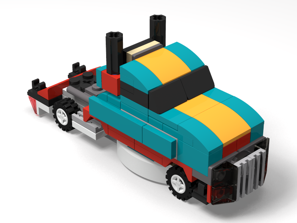 LEGO MOC lego 31101 semi truck by Twinbricks2 | Rebrickable - Build ...