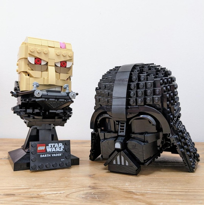 LEGO MOC Lego Helmetless Vader by glenn_tanner55 | Rebrickable - Build with LEGO