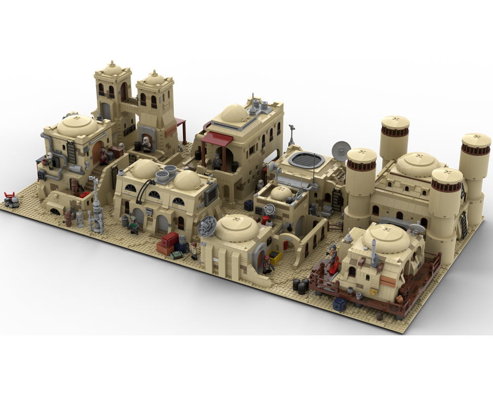 Lego Moc Sw Tatooine Mos Eisley Bundle Part 1 And 2 By Legatoflegion