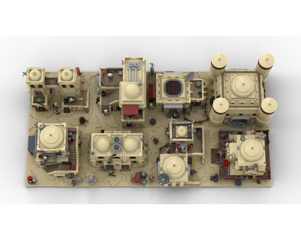 Lego Moc Sw Tatooine Mos Eisley Bundle Part 1 And 2 By Legatoflegion