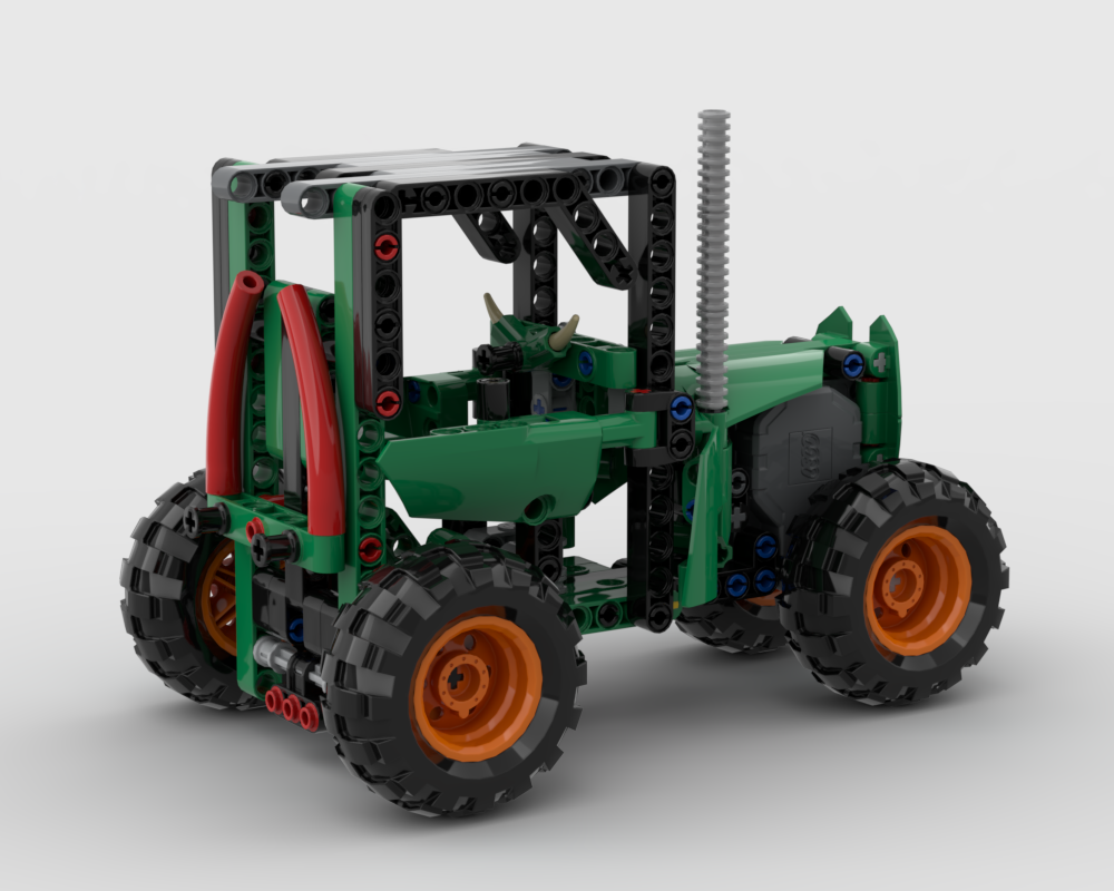 Lego Moc Middle Tractor 42149 Alternative By Erikgs Rebrickable