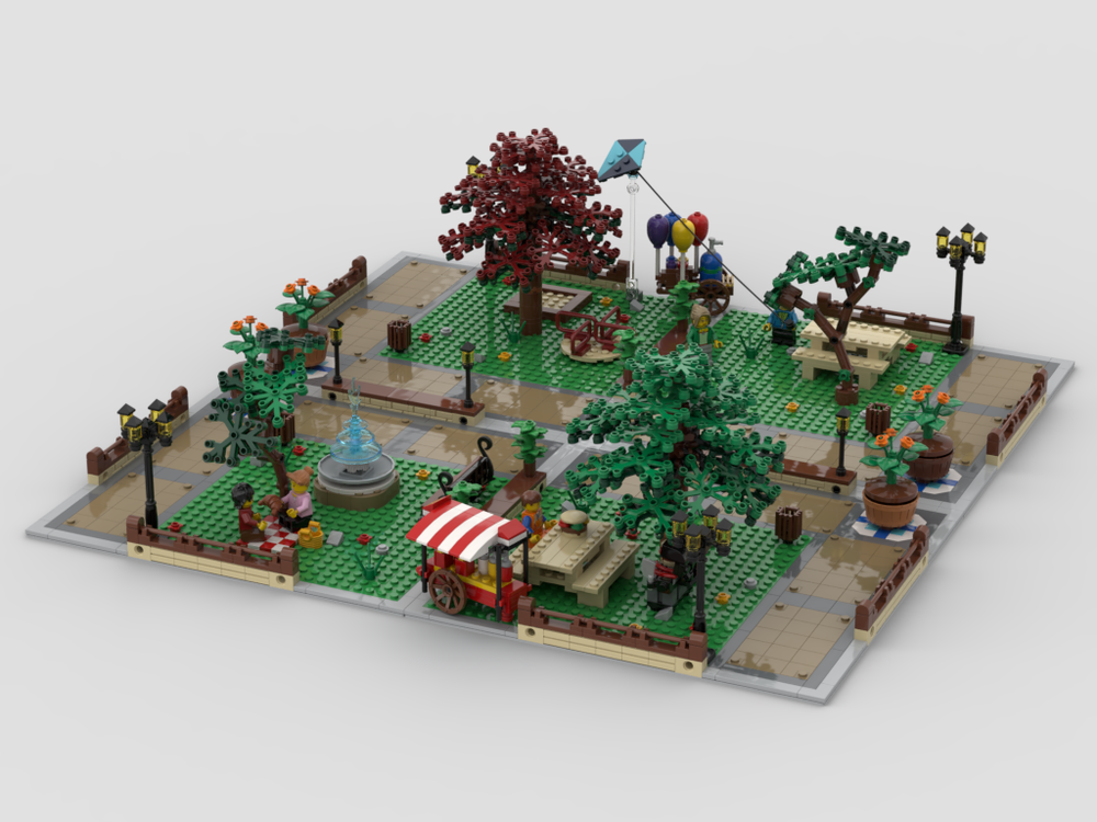 LEGO MOC Display for stands series - Modular Market | Space for 16 ...
