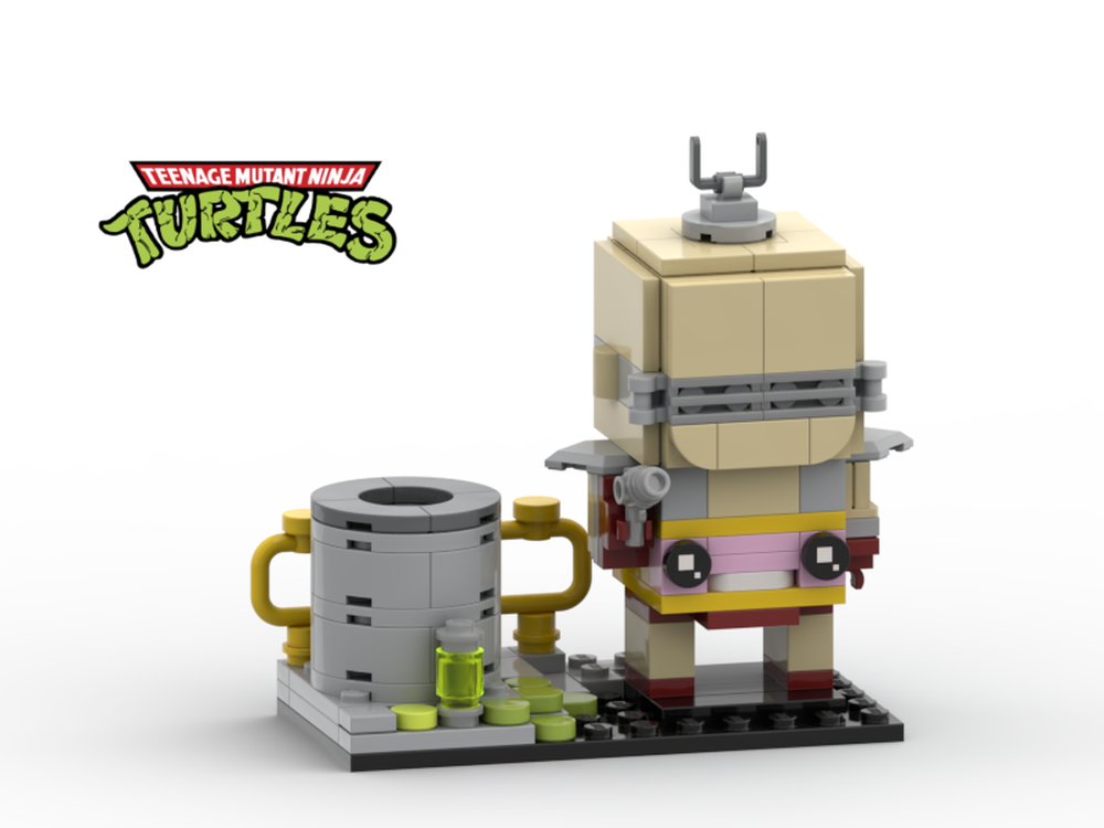 Lego Moc Tmnt Krang Brickheadz By Edgarguacs Rebrickable Build