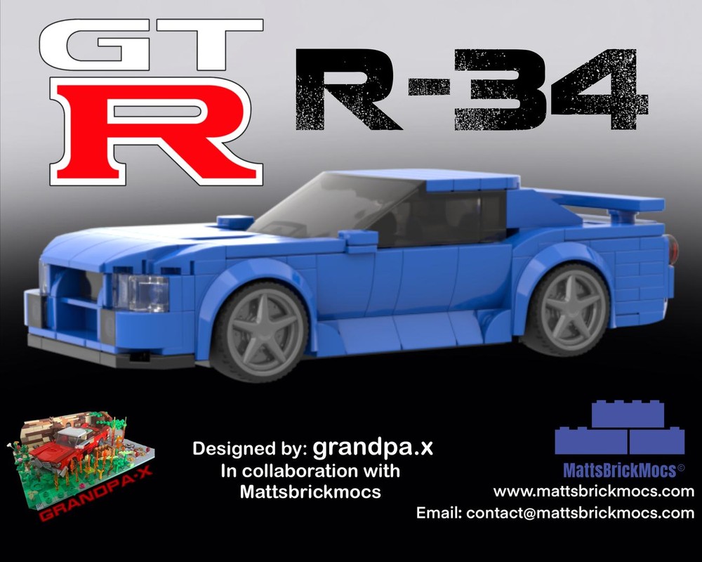 LEGO MOC R-34 Brian O'Conners standard Skyline by grandpa-x ...