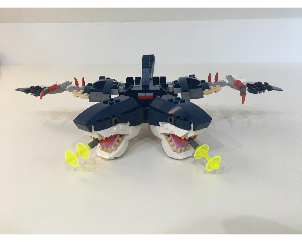 LEGO MOC Two-headed Shark Dragon 31088 2 to 1 by LegoDesigner ...
