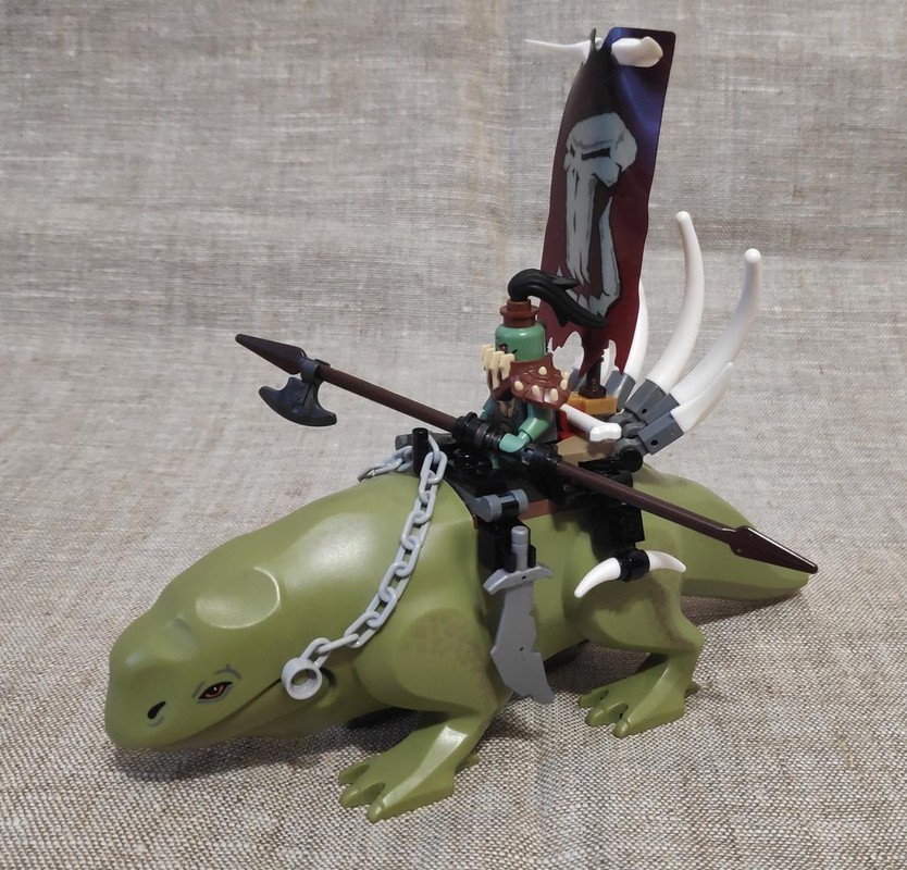 LEGO MOC Dewback Orks Mount by Fantasts | Rebrickable - Build with LEGO