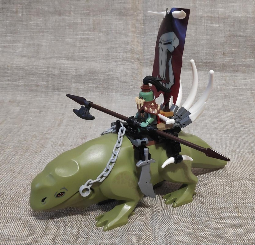 LEGO MOC Dewback Orks Mount by Fantasts | Rebrickable - Build with LEGO