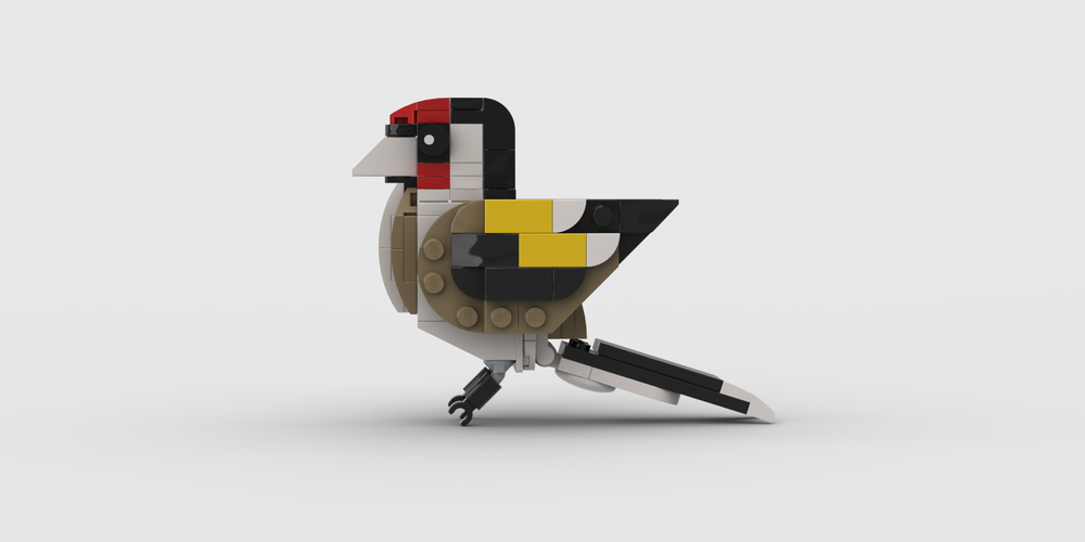 LEGO MOC European Goldfinch by legham | Rebrickable - Build with LEGO