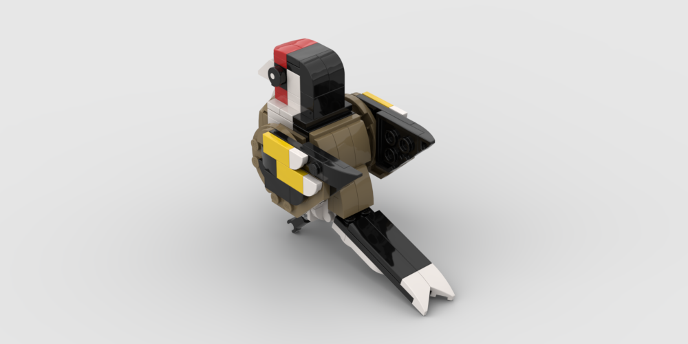Lego Moc European Goldfinch By Legham Rebrickable Build With Lego