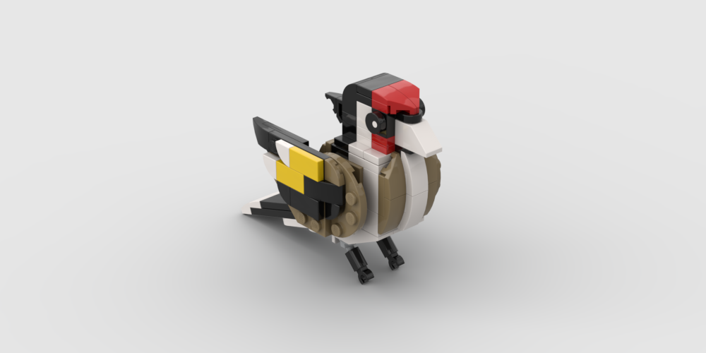 Lego Moc European Goldfinch By Legham Rebrickable Build With Lego