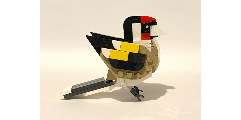 LEGO MOC European Goldfinch by legham | Rebrickable - Build with LEGO
