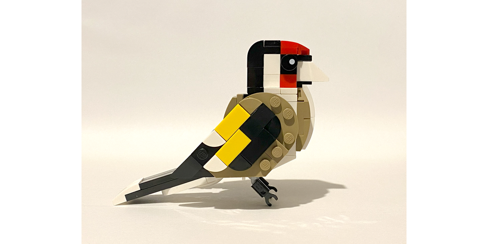 LEGO MOC European Goldfinch by legham | Rebrickable - Build with LEGO