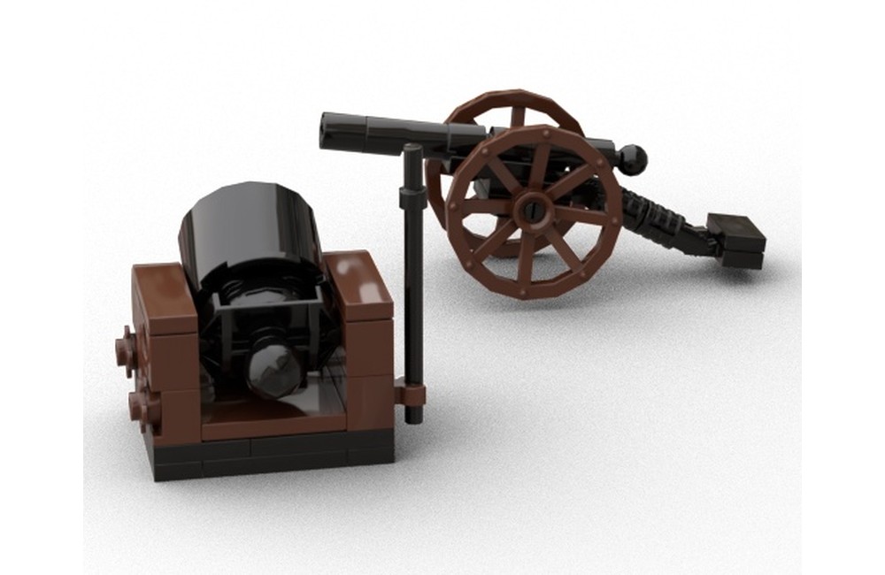 LEGO MOC Cannon and Mortar by beanbeanus | Rebrickable - Build with LEGO