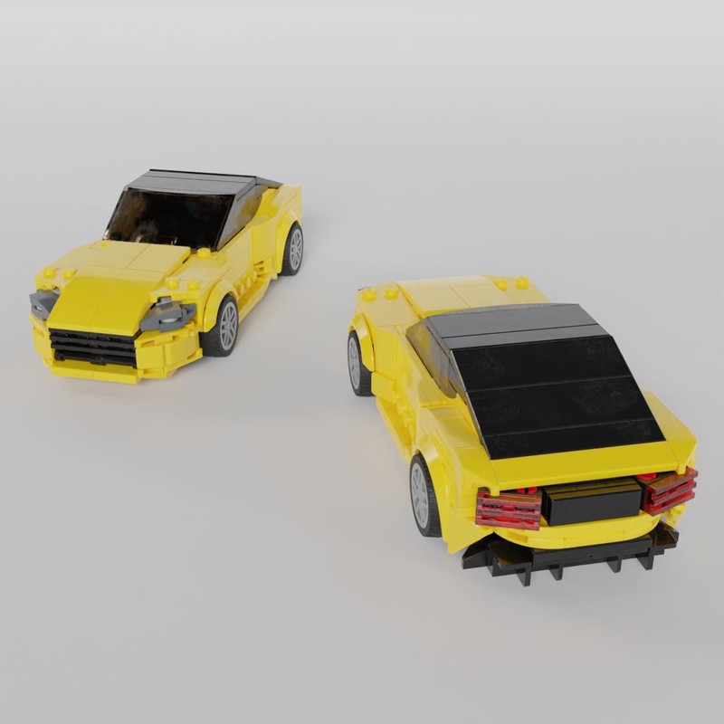 LEGO MOC NIssan Z 400z by Alex_Qwerty | Rebrickable - Build with LEGO