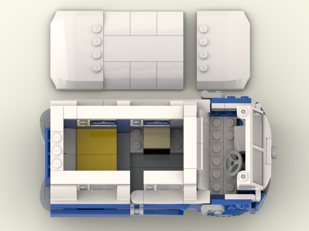 LEGO MOC 1965 Volkswagen T1 Campervan - 8 Stud Wide by jameshigson0512 ...
