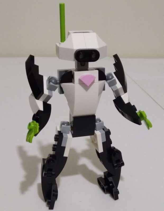 LEGO MOC 3-in-1 Panda Mecha by Malunis | Rebrickable - Build with LEGO