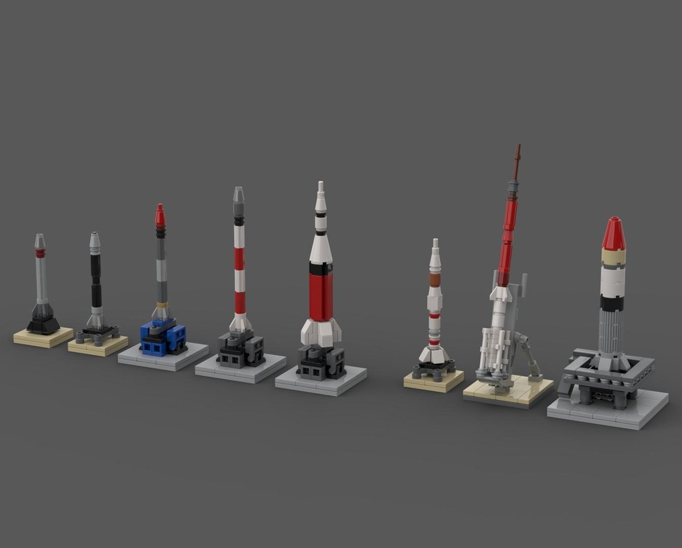 LEGO MOC Early French Rockets by phreaddee | Rebrickable - Build with LEGO