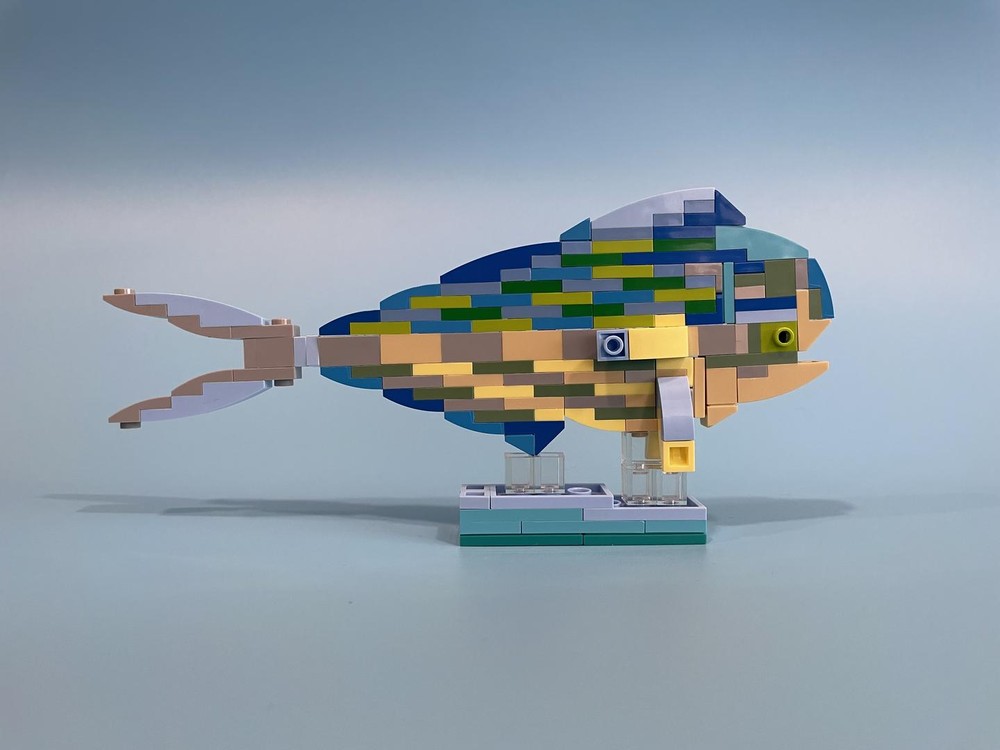 LEGO MOC mahimahi mini display fish model by legoartist808 ...