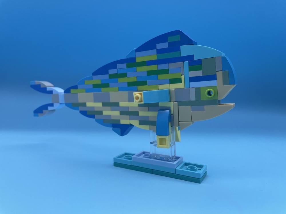 LEGO MOC mahimahi mini display fish model by legoartist808 ...
