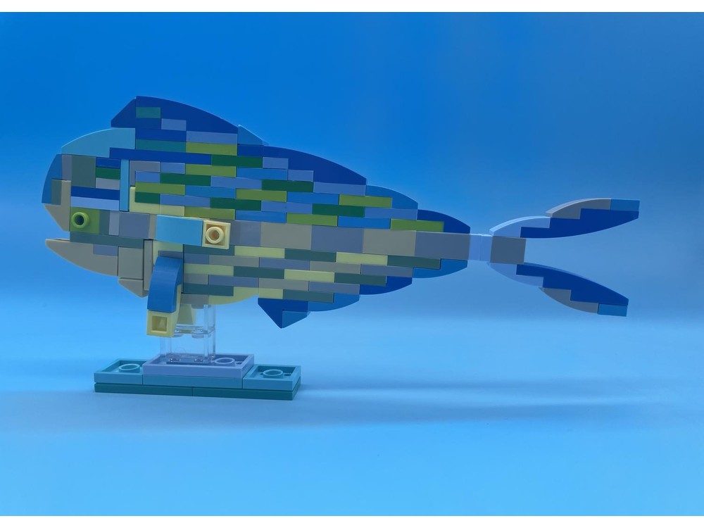 LEGO MOC mahimahi mini display fish model by legoartist808 ...