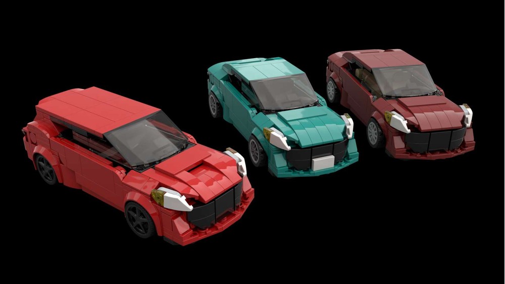 Lego Moc 2010 Mazdaspeed 3 Hatchback Red Velocity Red By Quinjester