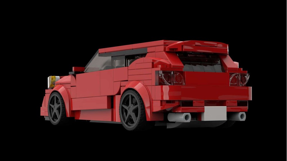Lego Moc 2010 Mazdaspeed 3 Hatchback Red Velocity Red By Quinjester