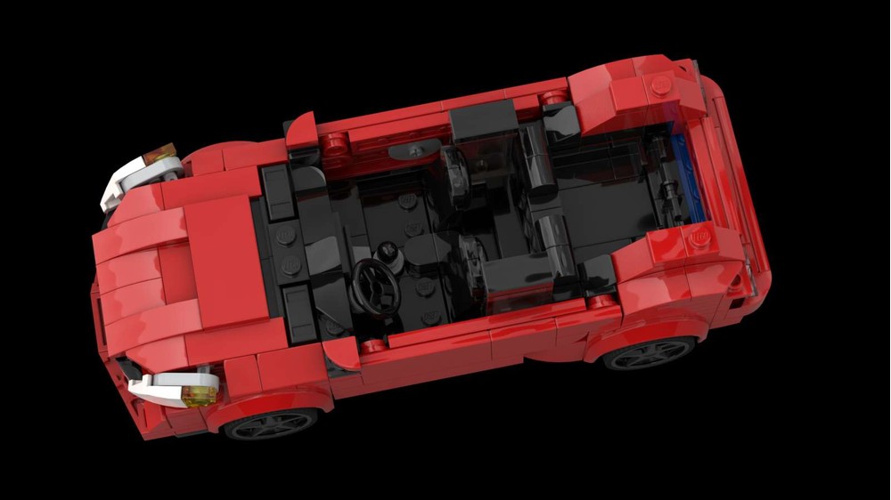 Lego Moc 2010 Mazdaspeed 3 Hatchback Red Velocity Red By Quinjester
