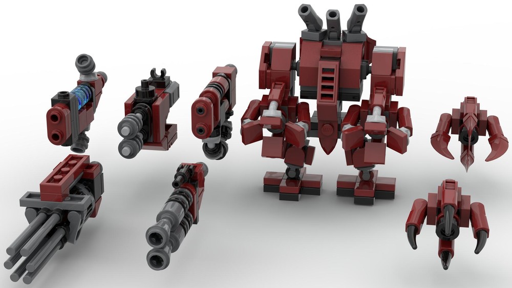 LEGO MOC-142265 Warhammer 40k Dreadnought by Dujk | Rebrickable - Build ...