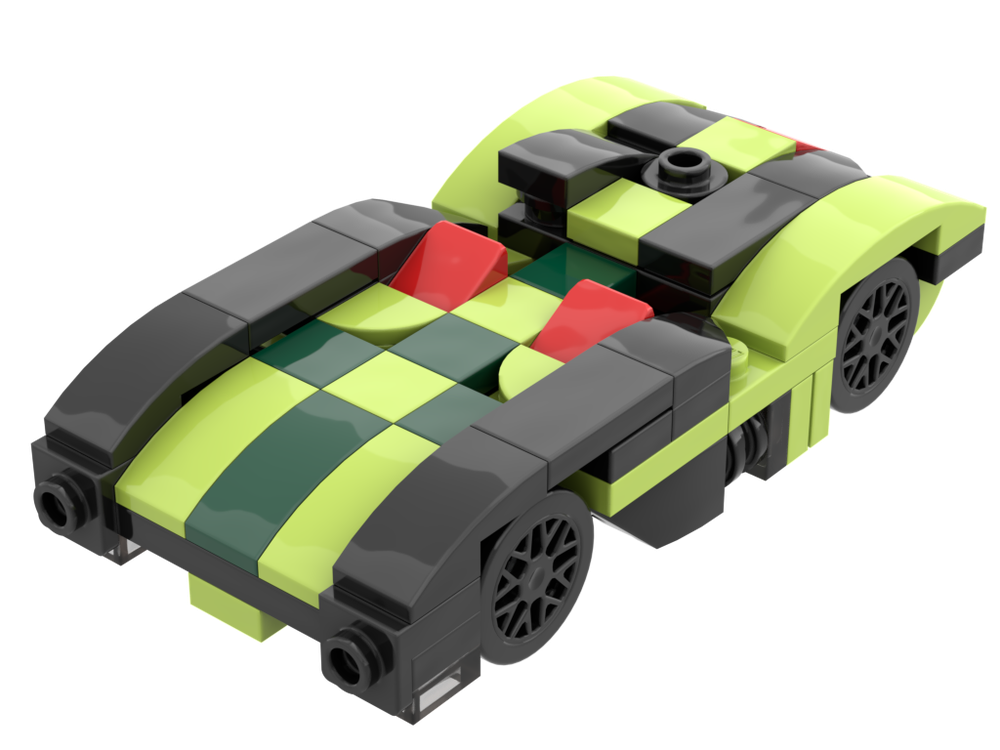 Lego Moc Retro Speedster 30434 By Somedude Rebrickable Build With Lego