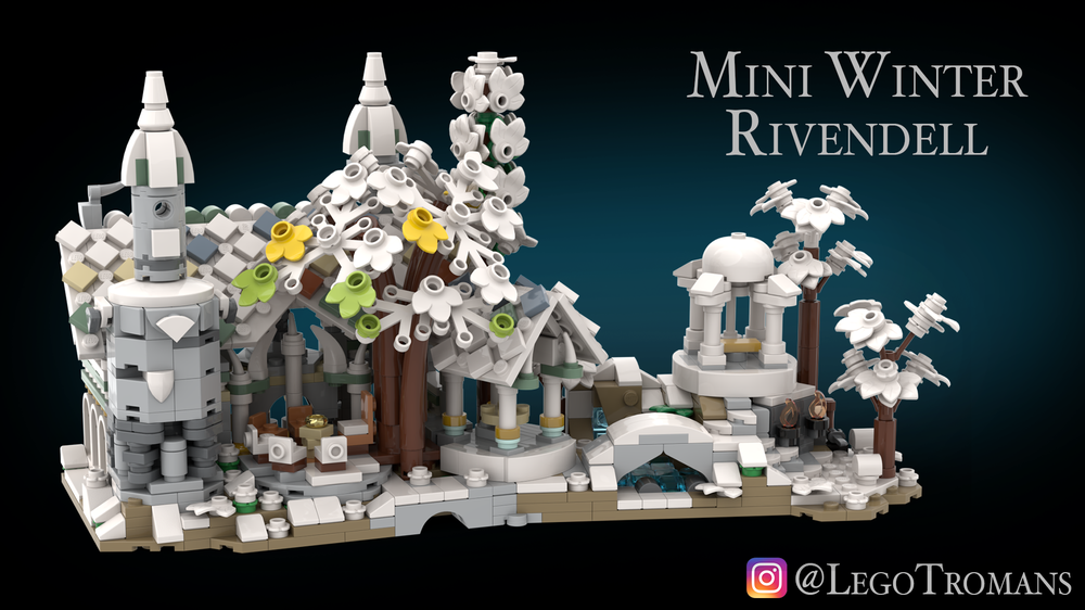 LEGO MOC Mini 10316 Rivendell - Winter Version by christromans ...