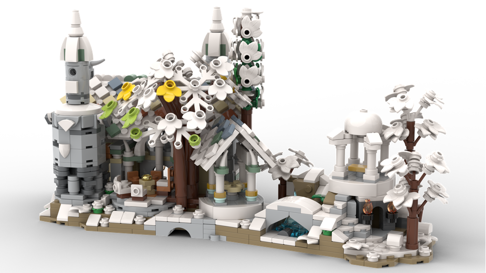 LEGO MOC Mini 10316 Rivendell - Winter Version by christromans ...