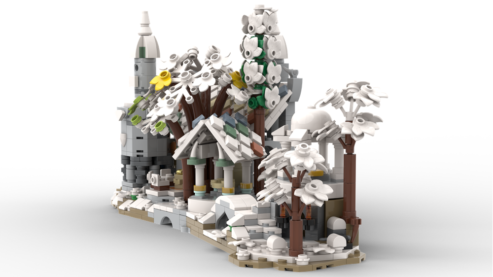 LEGO MOC-142301 Mini 10316 Rivendell - Winter Version by christromans ...