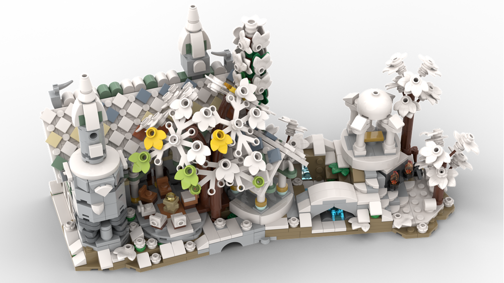LEGO MOC Mini 10316 Rivendell - Winter Version by christromans ...