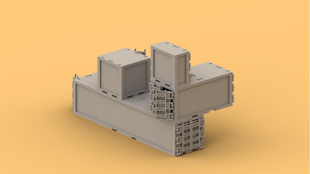 Lego Moc Container Pack By Keesbuilds Rebrickable Build With Lego