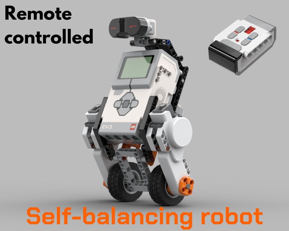 LEGO MOC Remote Controlled Self-balancing Robot by mic8per ...