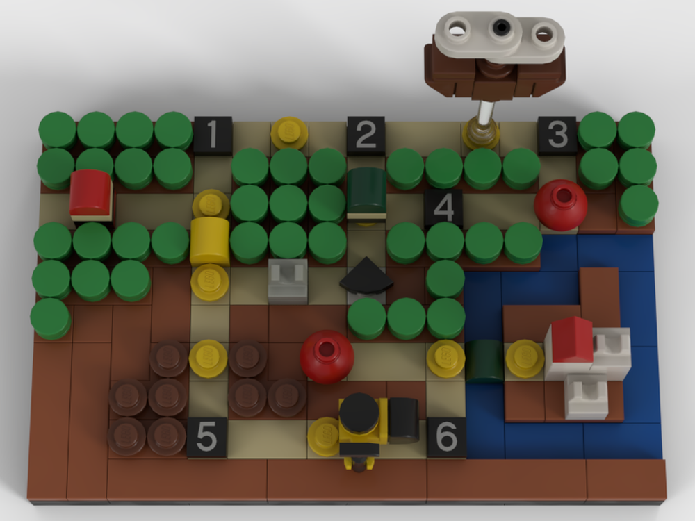 Lego Moc Smb3 Mini Scale World 1 Map By Tacotaco64™️ Rebrickable
