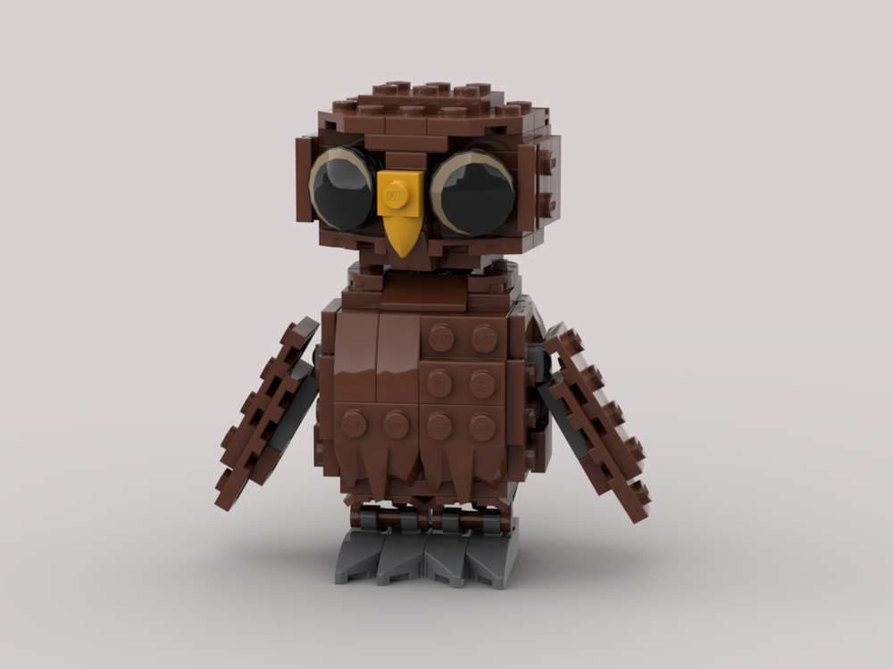 LEGO MOC Tiny Owl by Penguins and plastic | Rebrickable - Build with LEGO