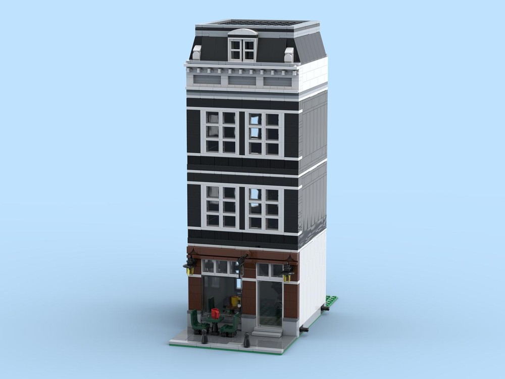 LEGO MOC Affordable Modular Building - Amsterdam Canal House Nr 6 by ...