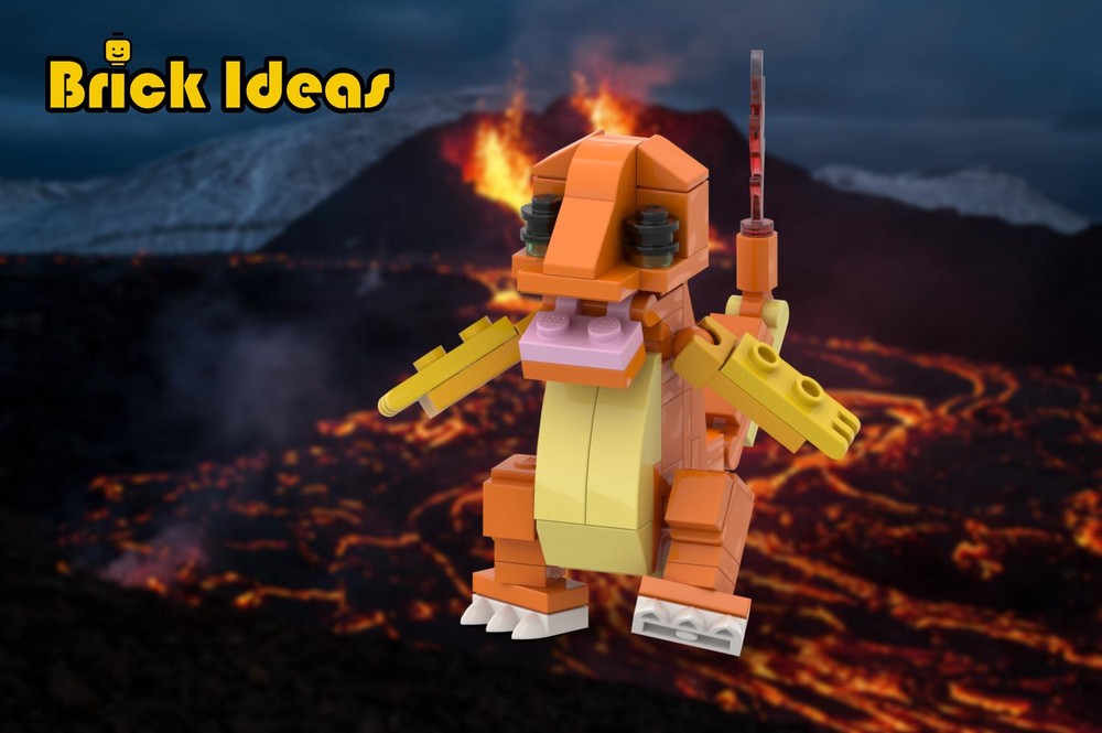LEGO MOC Charmander (Pokémon) by Brick_Ideas | Rebrickable - Build with ...
