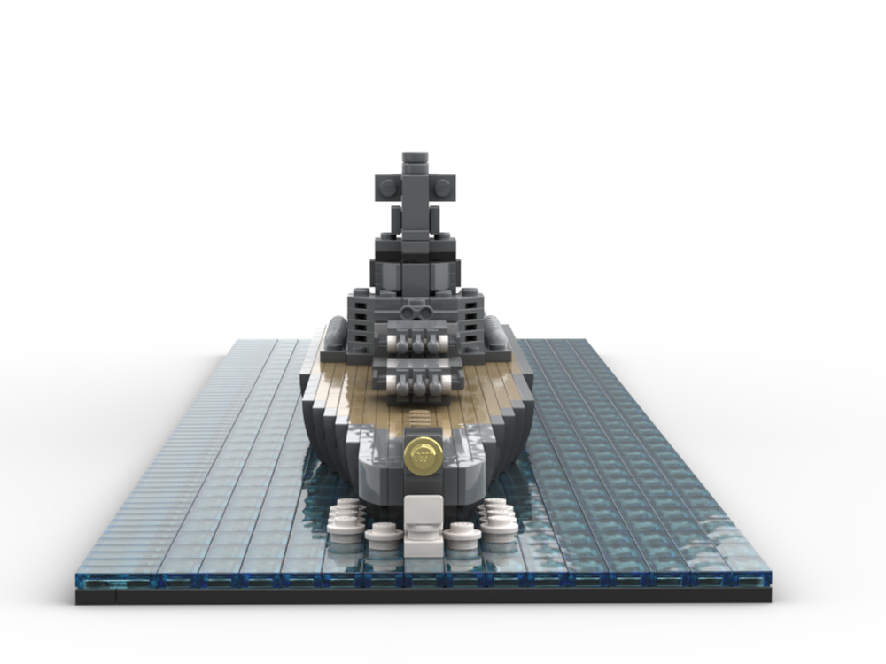 LEGO MOC IJN Yamato at sea by ReaperX_9 | Rebrickable - Build with LEGO