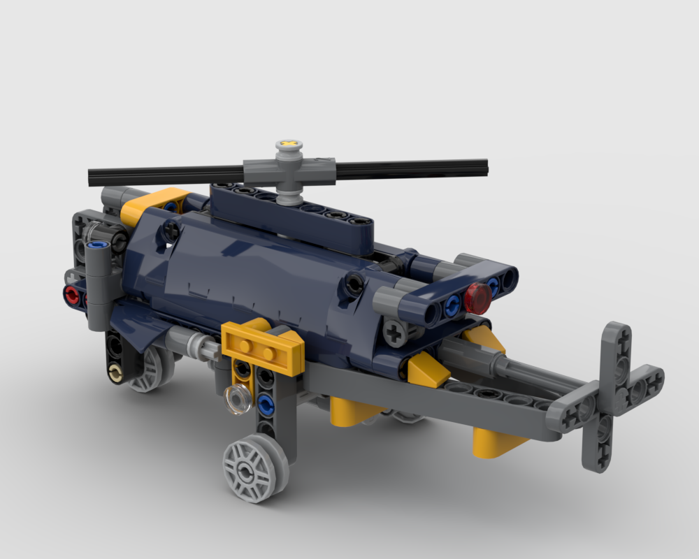 Lego Moc Cargo Helicopter 42147 Alternative By Erikgs Rebrickable