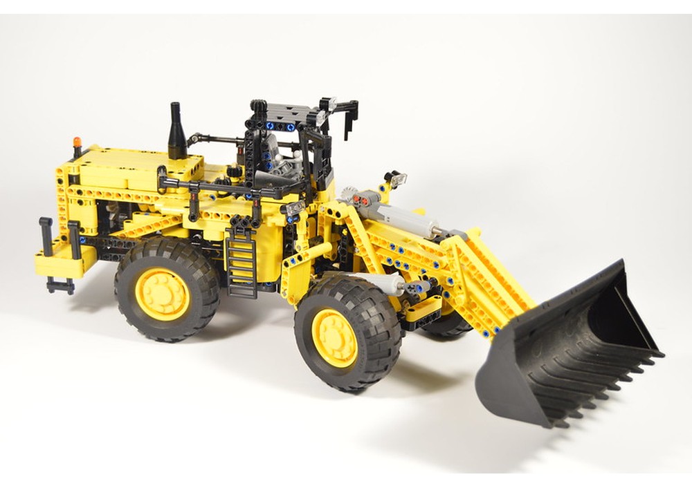 Lego Moc Wheel Loader By Superkoala Rebrickable Build With Lego