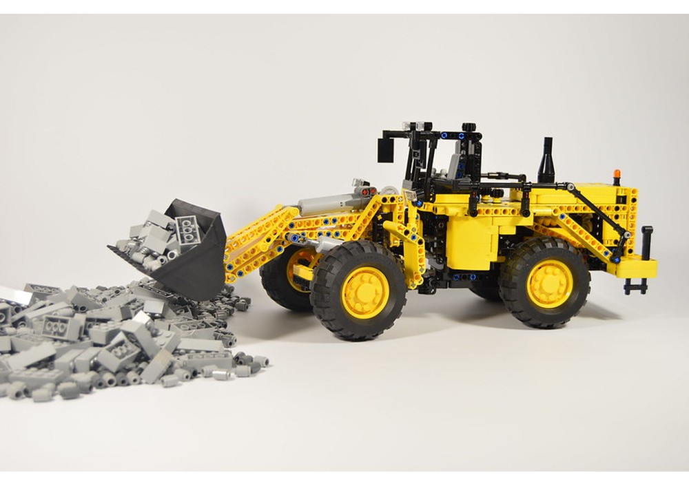 Lego Moc Wheel Loader By Superkoala Rebrickable Build With Lego