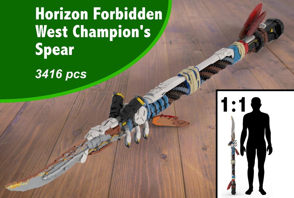 LEGO MOC Horizon Forbidden West 1:1 scale Champion's Spear by Al3xW40 ...